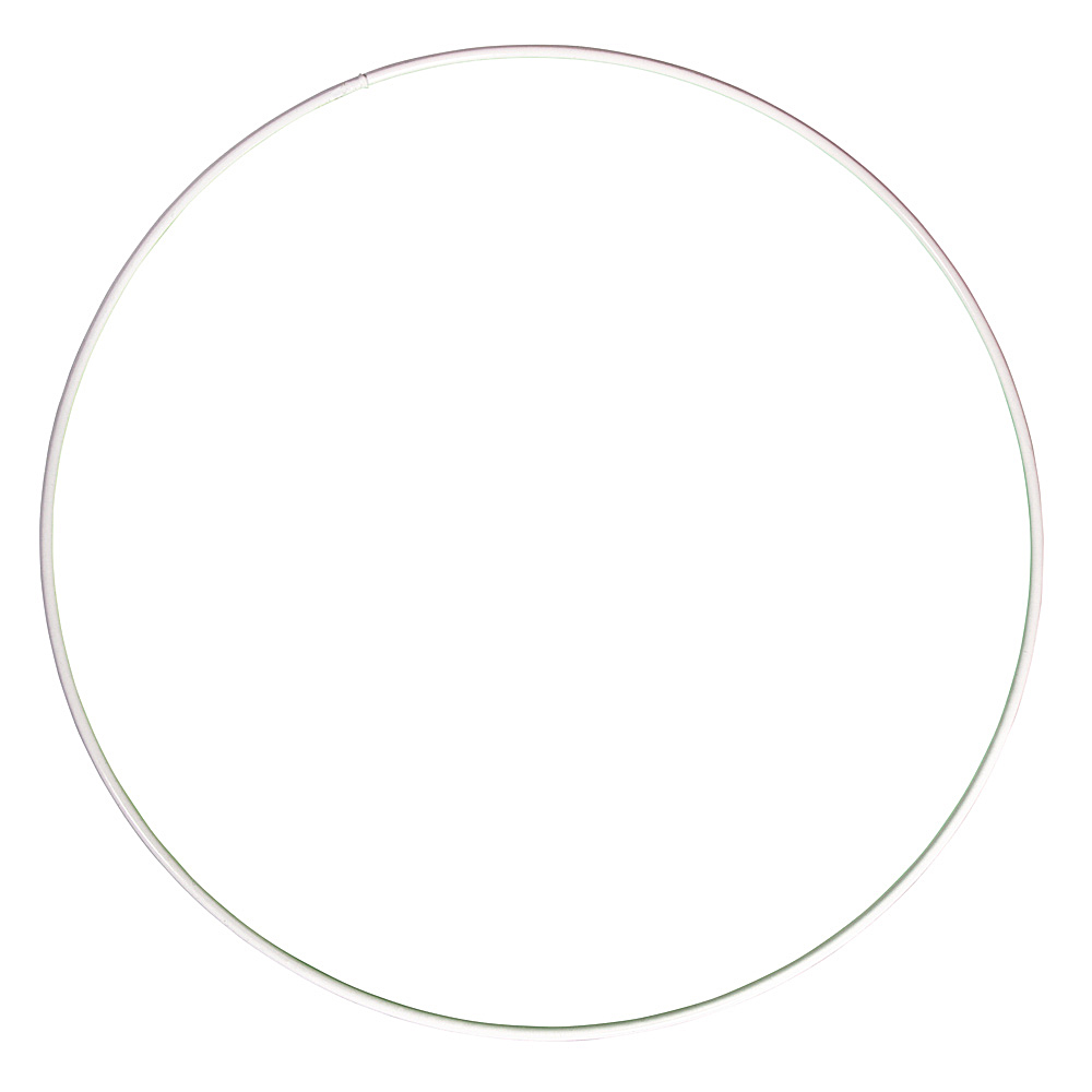 Aro metálico branco 22 cm – dasartes