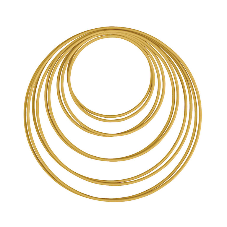 Aro metálico dourado (x10) – dasartes