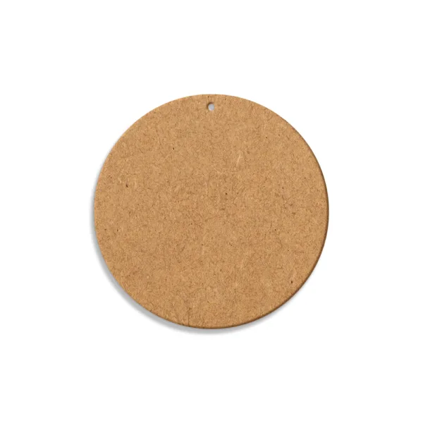 Placa | Base redonda em MDF c/ furo – dasartes